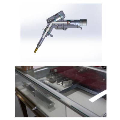 China HW Splash-Free Handheld Single Motor Laser Welding Head for Precision Instruments for sale