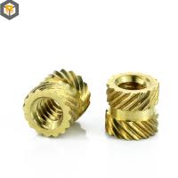 China Alloy Threaded Insert Nuts Brass CNC Turning Part Micro Machining 0.002-0.01mm Spare Part for sale
