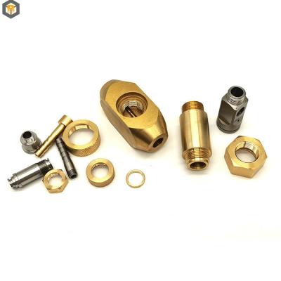 China Precision Metal Fabrication for Custom Brass Parts on CNC Lathe Turning/Milling/Drilling for sale