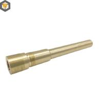 China Custom by 2D Brass CNC Lathe Machine Build Brass Rod Spare Parts Machining Metal Part for sale