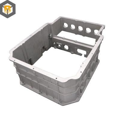 China OEM Customized Aluminium Motor Body Spare Part with Vertical Pressure Chamber Structure for sale