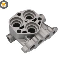 China OEM Customized Aluminium Motor Body Spare Part with Vertical Pressure Chamber Structure for sale
