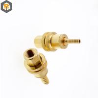 China Custom Metal Casting M CNC Brass Turned Parts Manufacturing Brass Coupling Machine Part for sale