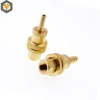 China Custom Metal Casting M CNC Brass Turned Parts Manufacturing Brass Coupling Machine Part for sale