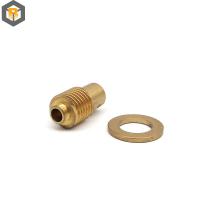China High Precision Brass Threaded Parts Custom CNC Machined for Mini Copper Turning Parts for sale