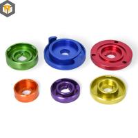 China Colorful Aluminum Alloy Spare Parts for OEM Precision Auto Lathe Mini Small Parts for sale