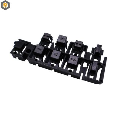 China Mass Production Black Anodation Turning Shaft Parts for 4 Axis CNC Machining in Alloy for sale
