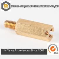 China Custom by 2D/3D/drawing CNC Machined Metal Male Female Threaded Hex Bolts Machine Part for sale