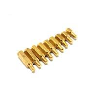 China Custom by 2D/3D/drawing CNC Machined Metal Male Female Threaded Hex Bolts Machine Part for sale