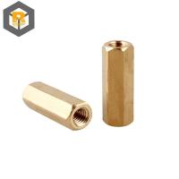 China Custom High Precision Threaded Pillars Hex Metric Spacers Male Brass Standoffs Machine Part for sale
