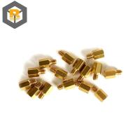 China Custom High Precision Threaded Pillars Hex Metric Spacers Male Brass Standoffs Machine Part for sale