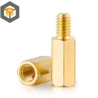 China Hex Brass Male Female Standoff Board Stud Metric Hexagon Threaded Pillar PCB Motherboard Spacer Bolt Screw M2m2.5m3 M4 M5*2-80mm Custom by 2D/3D/drawing for sale