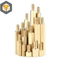 China Hex Brass Male Female Standoff Board Stud Metric Hexagon Threaded Pillar PCB Motherboard Spacer Bolt Screw M2m2.5m3 M4 M5*2-80mm Custom by 2D/3D/drawing for sale