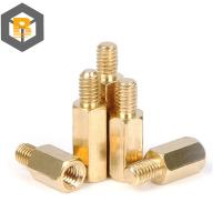 China Hex Brass Male Female Standoff Board Stud Metric Hexagon Threaded Pillar PCB Motherboard Spacer Bolt Screw M2m2.5m3 M4 M5*2-80mm Custom by 2D/3D/drawing for sale