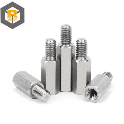 China Custom Stainless Steel Hex Standoff Male to Female Spacer Precision Machining Part 2D for sale
