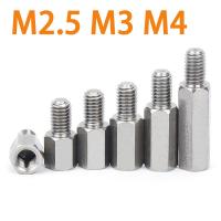 China Custom Stainless Steel Hex Standoff Male to Female Spacer Precision Machining Part 2D for sale
