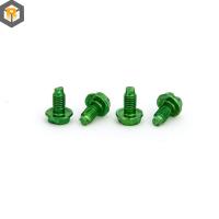 China BY-0507 Carbon Steel Green Screw Special Applications Security Fasteners Spare Part for sale