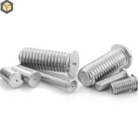 China Stainless Steel Three Spot Weld Screw Special Head Screw Machine Part Polished Finish for sale