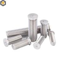 China Stainless Steel Three Spot Weld Screw Special Head Screw Machine Part Polished Finish for sale