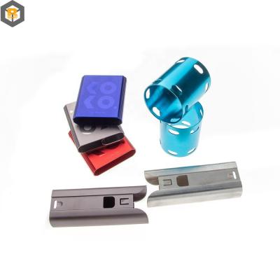 China Custom by 2D/3D/drawing ODM Anodizing Aluminum Machining Parts for Lighter CNC Milling for sale