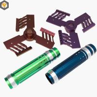 China Alloy CNC Milling Spare Part Flashlight Lightsaber Cover for Metal Coating Machinery for sale