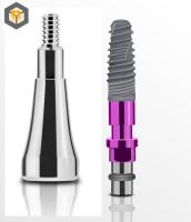 China Pure Titanium Dental Implant Bone Level Fixture CE/ISO13485 S.L.a Surface Customized for sale