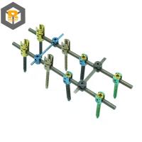 China Spinal Fixation Operation Orthopedic Implants Spinal Cross Link Medical Screw Machine Part for sale