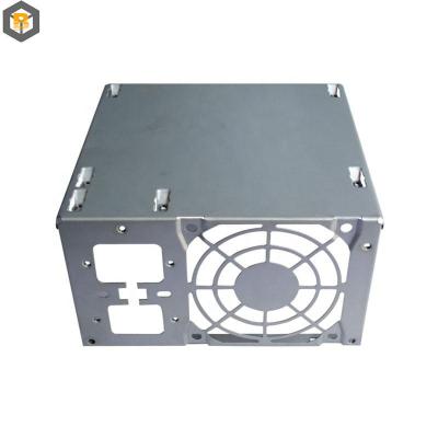 China Custom Steel Sheet Metal Fabrication Bending Stamping Computer Cabinet Machine Part for sale