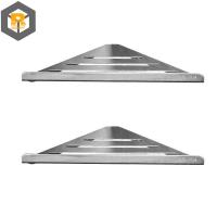 China 2D/3D Custom Bathroom Shower Shelf Black Self Adhesive Shower Caddy Machine Part for sale