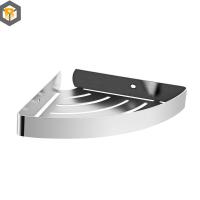 China Modern Home Appliance Stainless Steel Bathroom Rack Shelf for Hotel Corner Storage for sale