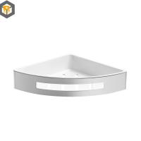 China Modern Home Appliance Stainless Steel Bathroom Rack Shelf for Hotel Corner Storage for sale