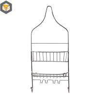 China 2 Tier Iron Metal Bath Corner Hanging Shower Caddy Custom by 2D/3D/Drawing Spare Part for sale