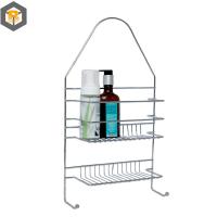 China 2 Tier Iron Metal Bath Corner Hanging Shower Caddy Custom by 2D/3D/Drawing Spare Part for sale