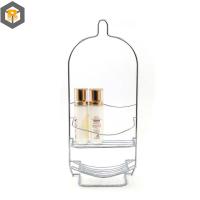 China 2 Tier Iron Metal Bath Corner Hanging Shower Caddy Custom by 2D/3D/Drawing Spare Part for sale
