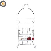 China 2 Tier Iron Metal Bath Corner Hanging Shower Caddy Custom by 2D/3D/Drawing Spare Part for sale