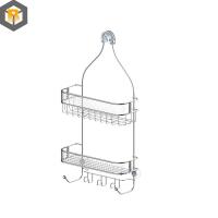 China Hanging Bathroom Shower Caddy with Hooks and Bathroom Storage Custom by 2D/3D for sale