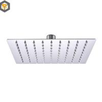 China 304 Stainless Steel High Pressure Rainfall Top Shower Head Spare Part Custom by 2D/3D for sale