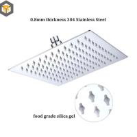 China 304 Stainless Steel High Pressure Rainfall Top Shower Head Spare Part Custom by 2D/3D for sale