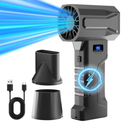 China Monix V8 Portable Electric Leaf Blower Cordless Violent Fan Dust Removal Car Drying Brushless Turbine Motor Mini  Fan for sale