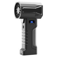 China Monix V8 Portable Electric Leaf Blower Cordless Violent Fan Dust Removal Car Drying Brushless Turbine Motor Mini  Fan for sale