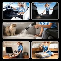 China 4 in 1 Mini Cordless Powerful Car Vacuum Cleaner 15000Pa Hand Held Portable Battery Powered Wireless Auto Vehicle Vacuum Cleaner for sale