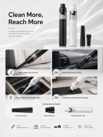China Wireless Rechargeable Mini Vacuum Cleaner Home/Car Washer Handheld USB Power Source Bagless Wet Dry Function for Household Use for sale