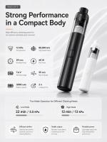China Wireless Rechargeable Mini Vacuum Cleaner Home/Car Washer Handheld USB Power Source Bagless Wet Dry Function for Household Use for sale