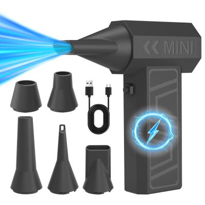 China 2026 Latest Design Compact Mini Turbo Blower Jet Fan 4000mah High Speed Air Duster Industrial Grade for Hotels Warehouses Farms for sale