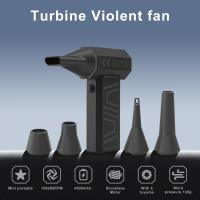 China 2026 Latest Design Compact Mini Turbo Blower Jet Fan 4000mah High Speed Air Duster Industrial Grade for Hotels Warehouses Farms for sale