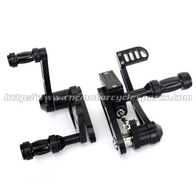 China Custom Aluminum Harley Davidson Rear Sets for sale