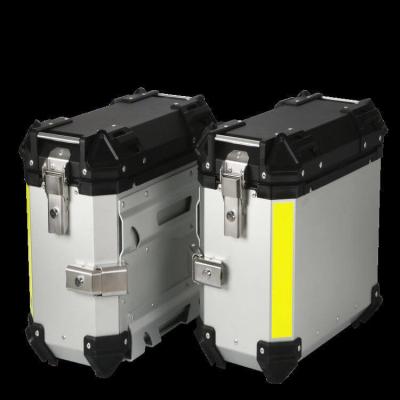 China OEM Black Aluminum Motorcycle Side Box Pannier Harley Davidson Parts For ADV for sale
