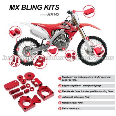 China CNC Billet Parts For MX Bling Kits for sale