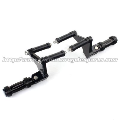 China Adjustable Rear Sets Motorcycle Forward Controls With Stainless Steel Fastener for Harley Davidson for sale