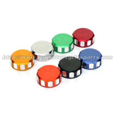 China Motorcycle Spare Parts Rear Reservoir Cap KTM 1190 RC8 990 Superduke CNC Anodized Gold Red Blue for sale